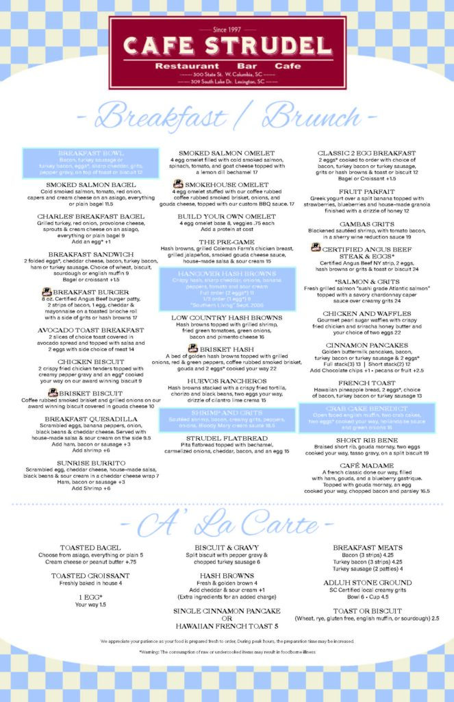 Food – Cafe Strudel