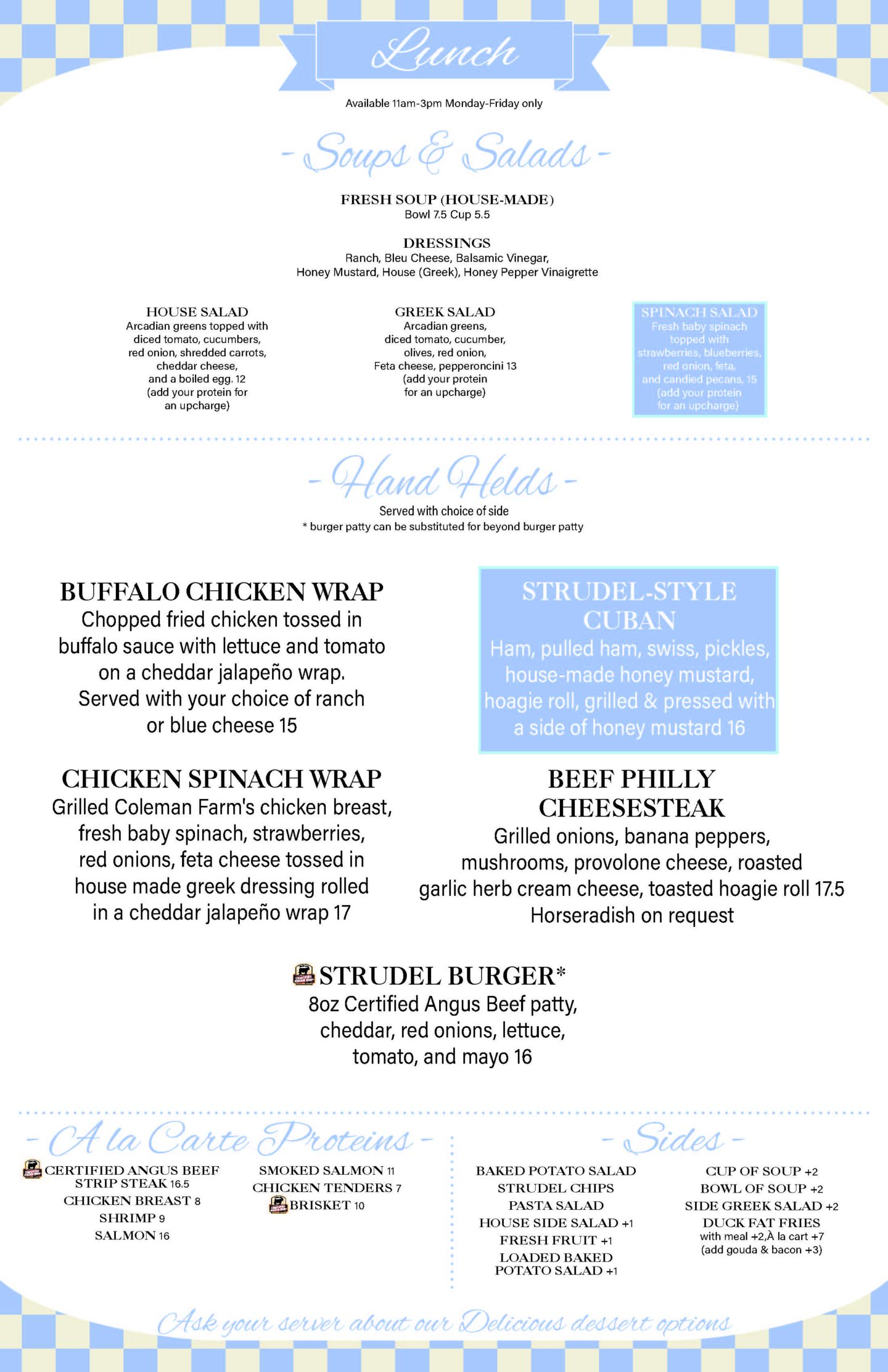 Food – Cafe Strudel